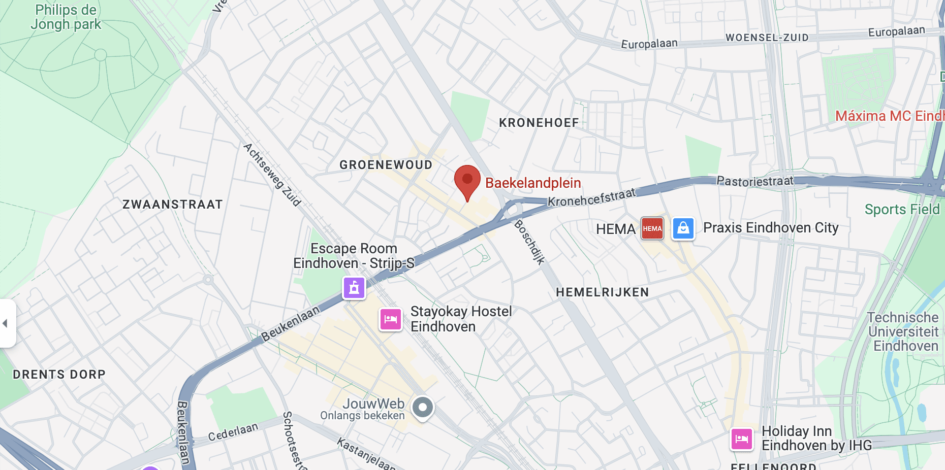 Red Light Eindhoven. Raamprostitutie op het Baekelandplein